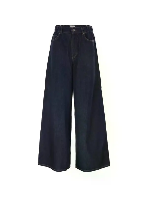 Max Mara Wide-leg Cotton Jeans