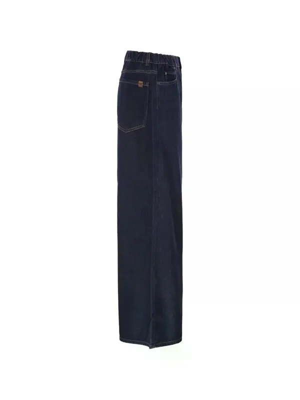 Max Mara Wide-leg Cotton Jeans