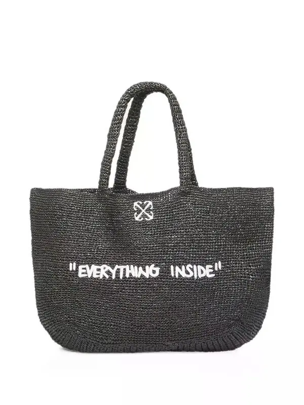 Off-White Jitney Tote Bag - Black