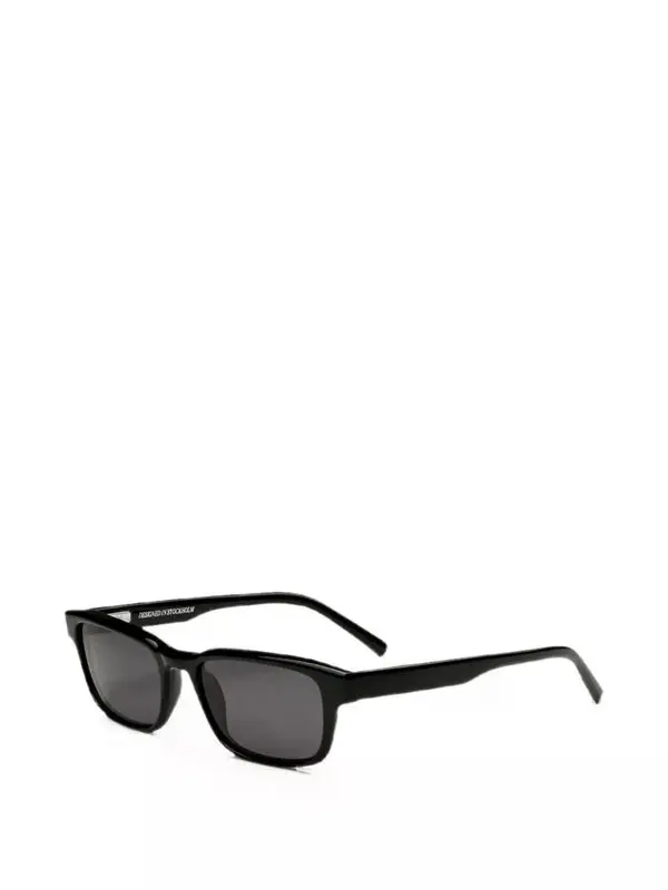 Chimi Kasi Rectangle-frame Sunglasses - Black