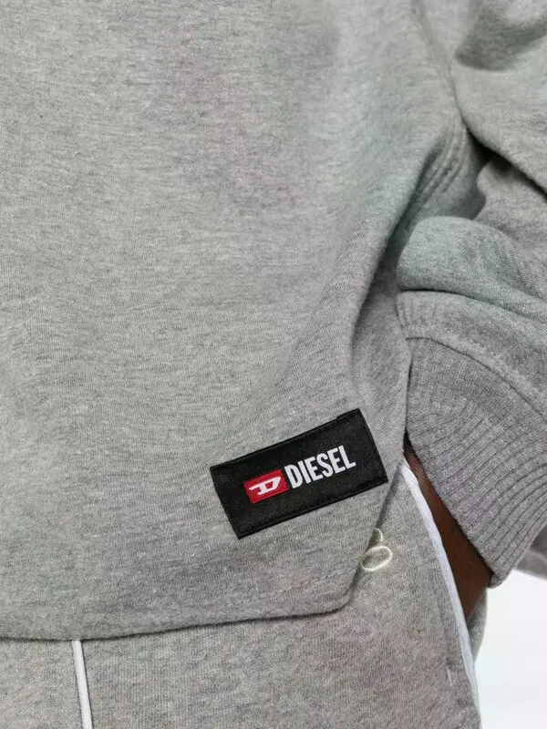DIESEL® Patricia Logo Patch Crewneck Sweatshirt