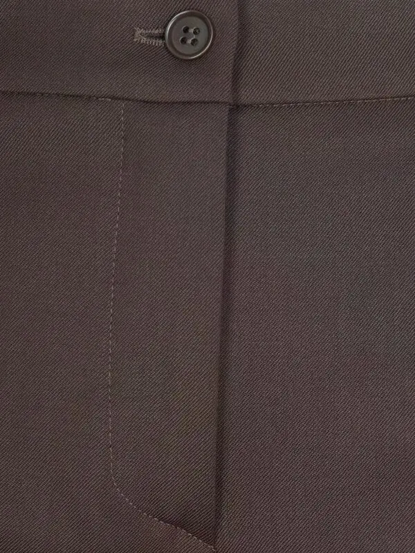 P.a.r.o.s.h Pressed-crease Wide-leg Trousers - Brown