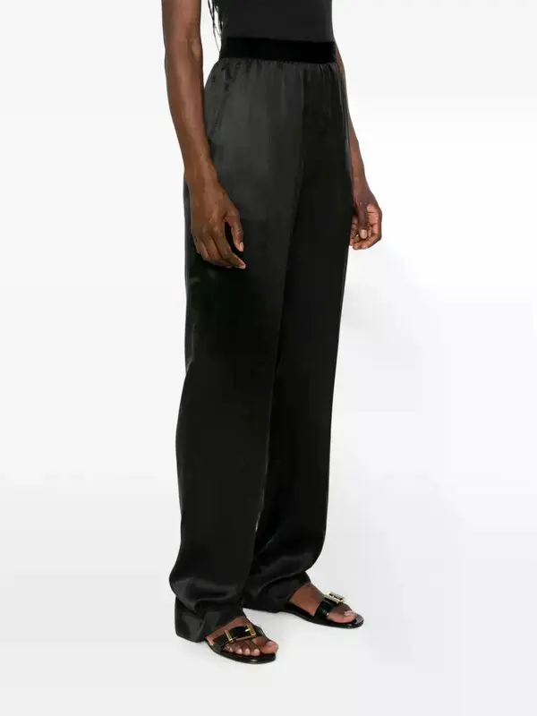 TOM FORD Logo-waistband Trousers