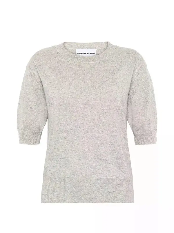 EMERSON RENALDI Short Sleeve Knitted Sweater