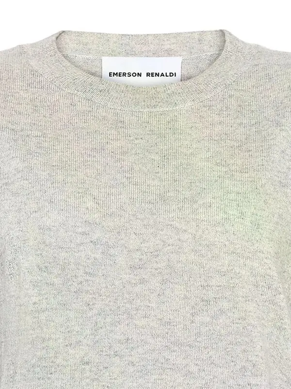 EMERSON RENALDI Short Sleeve Knitted Sweater
