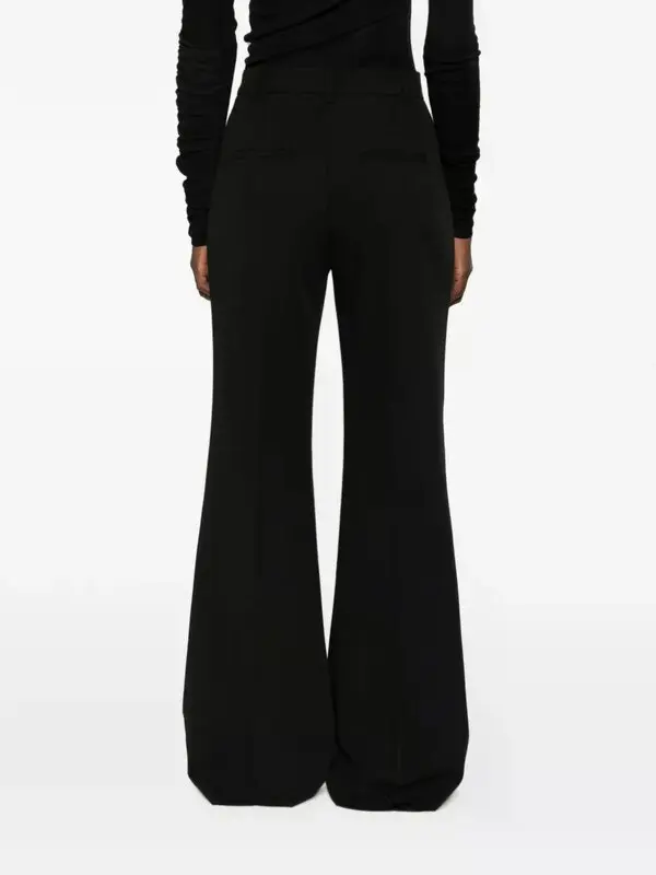 Pinko Pressed Crease Flared Trousers