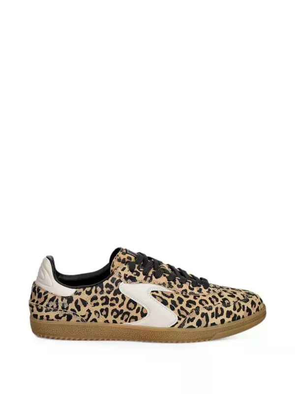 Sketchers Leopard Print Lace-up Sneakers - Neutrals