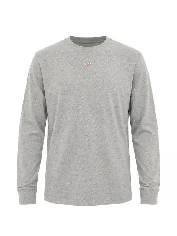 DIESEL® Logo-embroidered Long-sleeve T-shirt