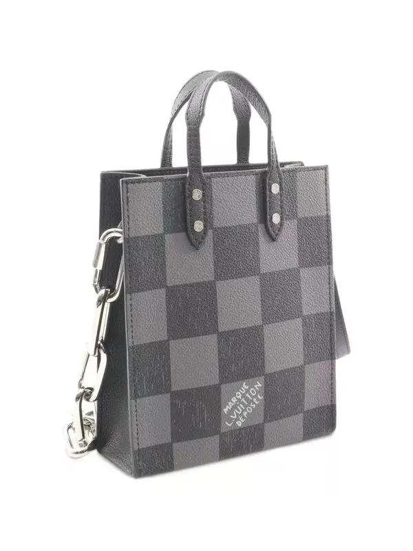 LOUIS VUITTON Xs Sac Plat Damier Tote Bag