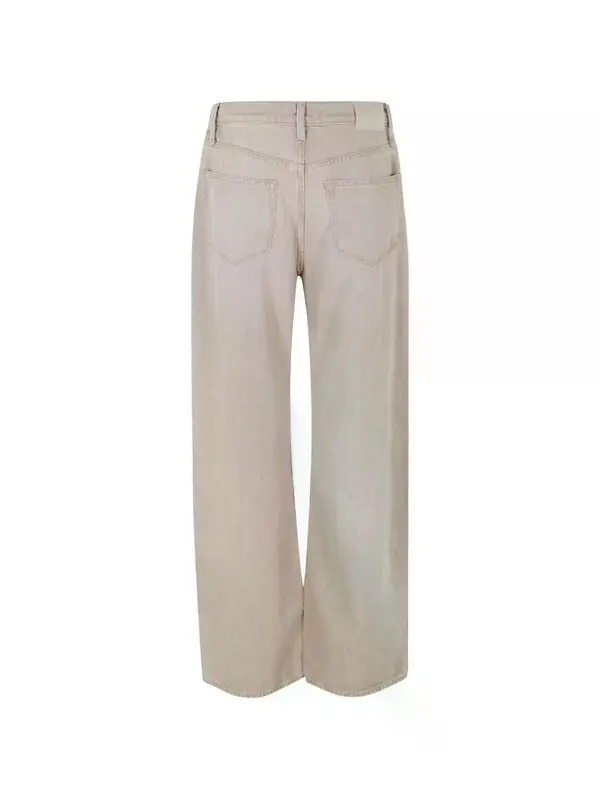 Paige Arellia Straight-leg Jeans - Neutrals