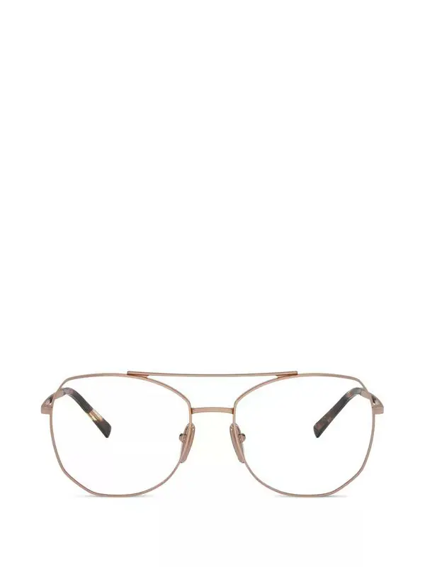 Prada Geometric-frame Glasses - Pink