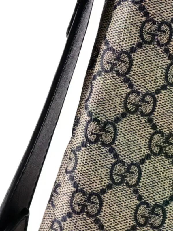 Gucci Gg Coated Canvas Medium Messenger Bag