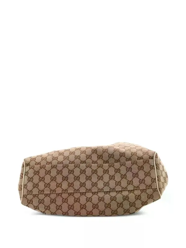 Gucci Sukey Gg Canvas With Leather Medium Tote Bag - Brown