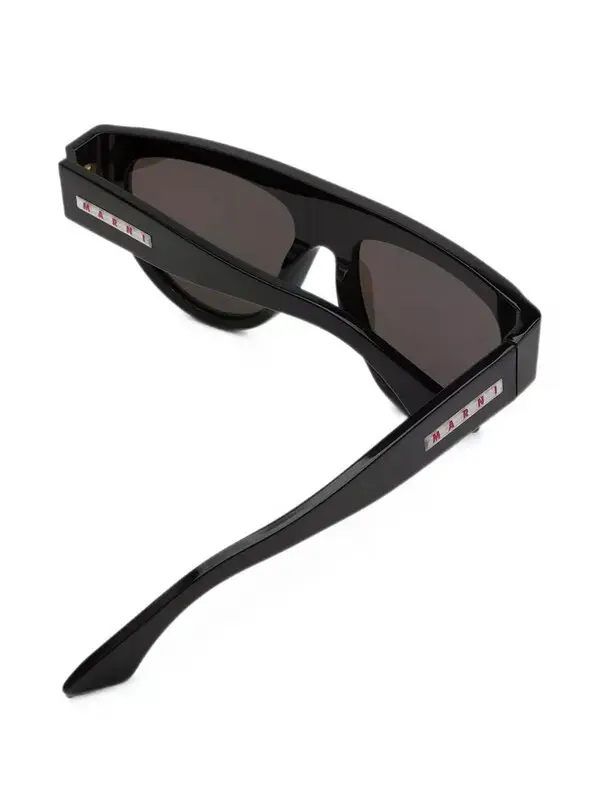 Marni Flat-top Geometric-frame Sunglasses