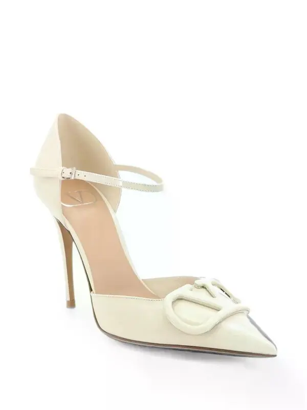 Valentino Garavani Vlogo Signature Ankle-strap Pumps