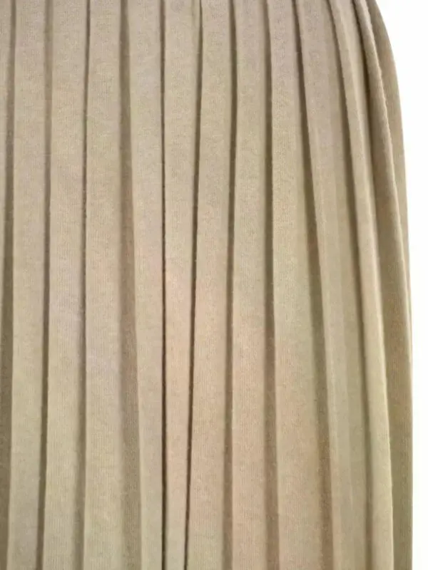 Fabiana Filippi Pleated Knitted Midi Skirt