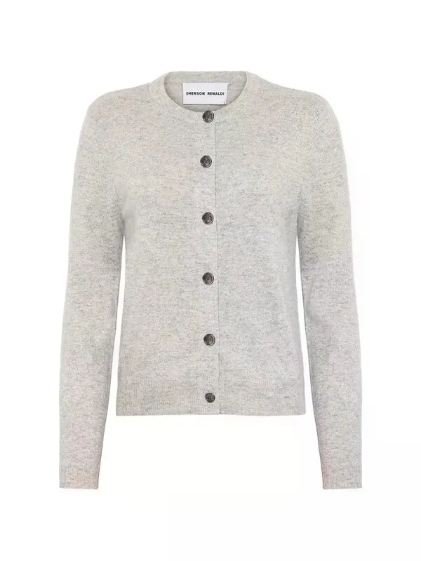 EMERSON RENALDI Button-up Knitted Cardigan - Grey