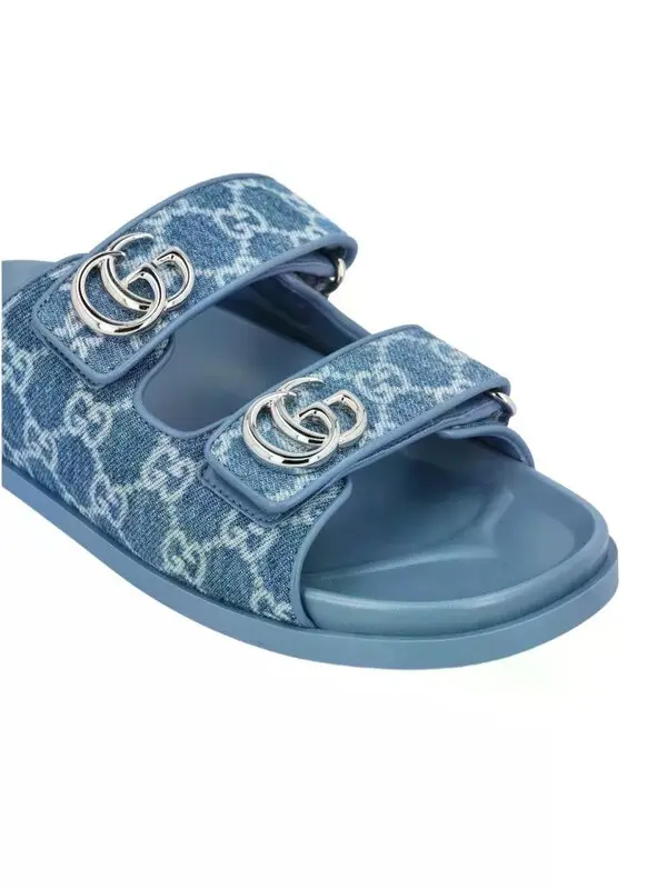 Gucci Double G Strap Sandals