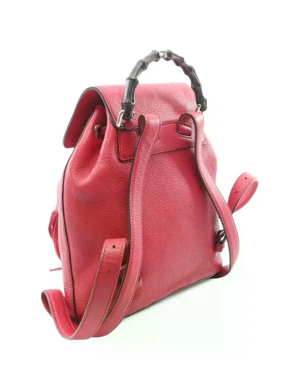 Gucci Bamboo Leather Backpack