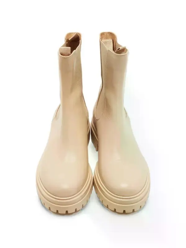 GIANVITO ROSSI Elastic-panel Combat Boots