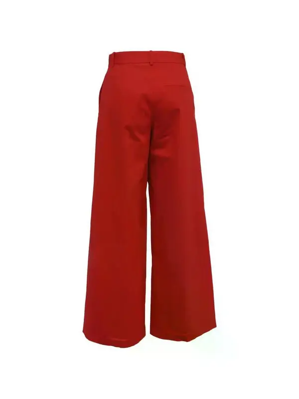 Theory Twill Texture Wide-leg Trousers