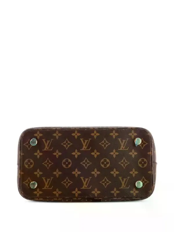LOUIS VUITTON Lockit Nm Handbag Monogram Canvas Satchel