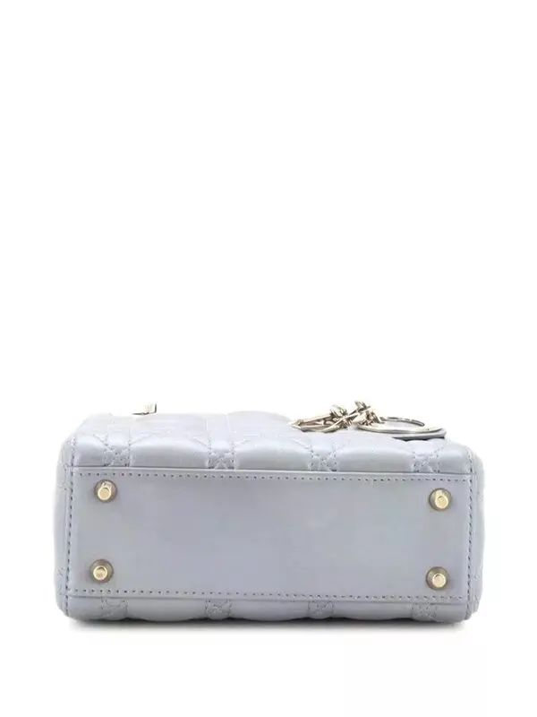 Dior Lady Mini Satchel - Grey