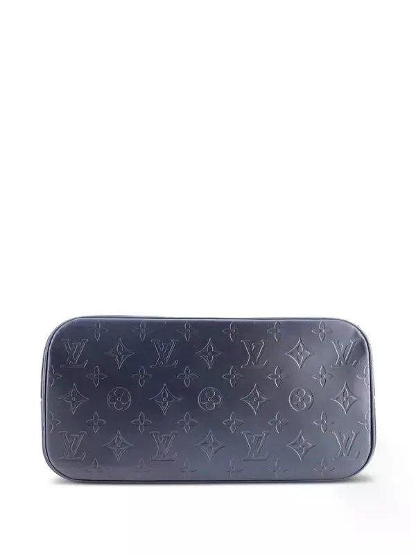 LOUIS VUITTON Monogram Vernis Mat Stockton Tote Bag - Blue