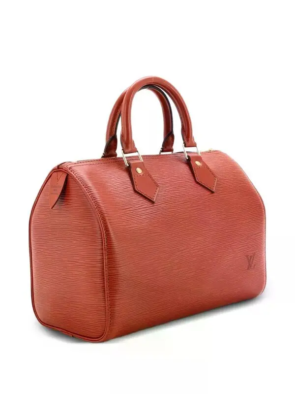 LOUIS VUITTON Speedy Satchel In Epi Leather