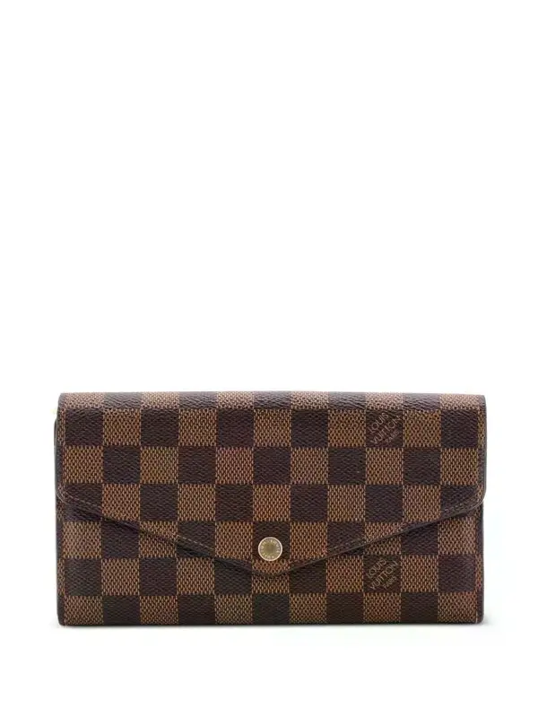 LOUIS VUITTON Sarah Wallet Nm Damier Small Wallets - Brown