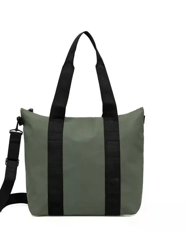 Rains Mini Logo-debossed Tote Bag - Green