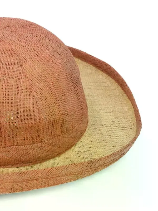 Vintage Woven Straw Wide-brim Hat