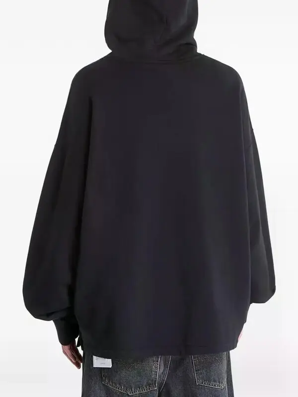 Off-White Graphic Print Drawstring Hoodie