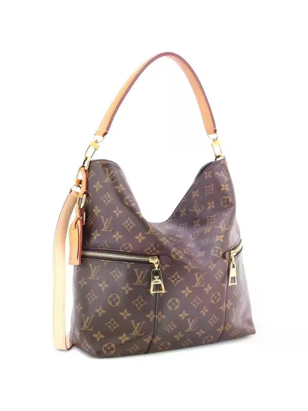 LOUIS VUITTON Melie Monogram Canvas Hobo Bag - Brown