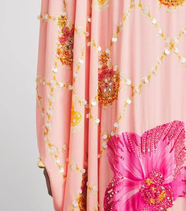 Verandah Embellished Orchard Kaftan Maxi Dress