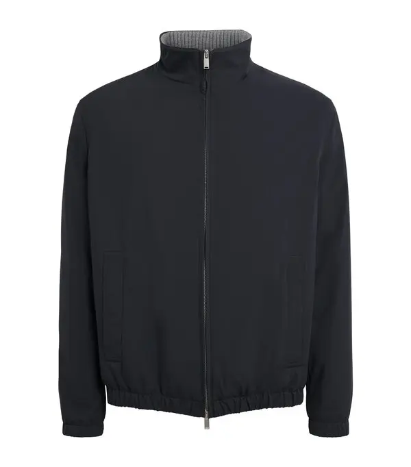 LARDINI Shell Bomber Jacket