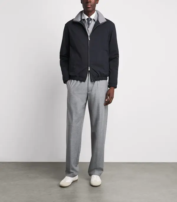 LARDINI Shell Bomber Jacket