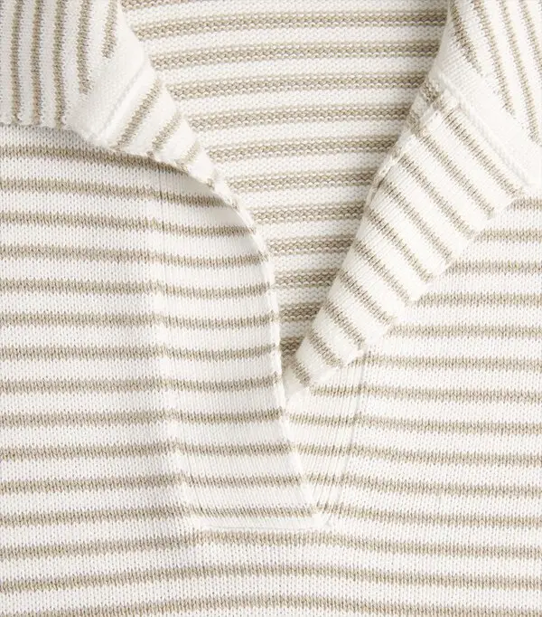 Barbour Cotton Stripe Aylesby Sweater - Ivory