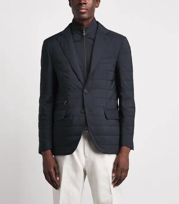 Corneliani Technical Quilted Blazer