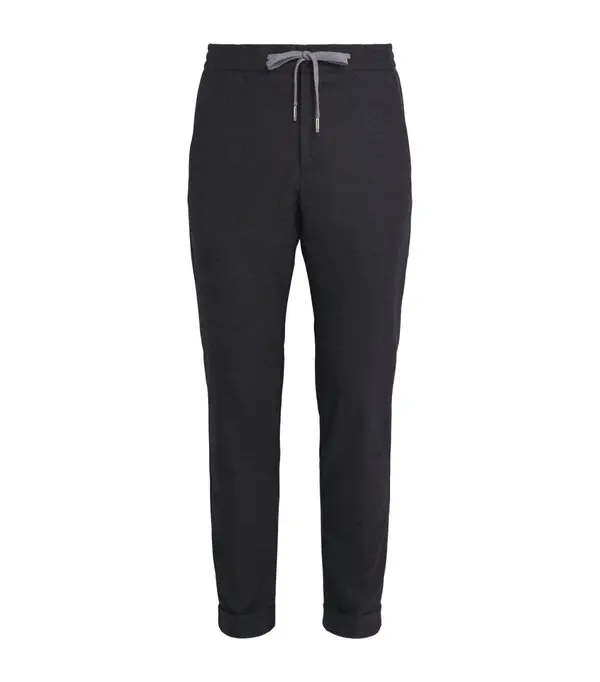 Marco Pescarolo Cashmere Drawstring Trousers - Grey
