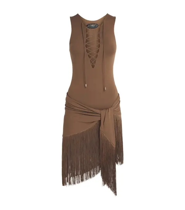 TALLER MARMO Sahara Swimsuit With Pareo Detail - Brown