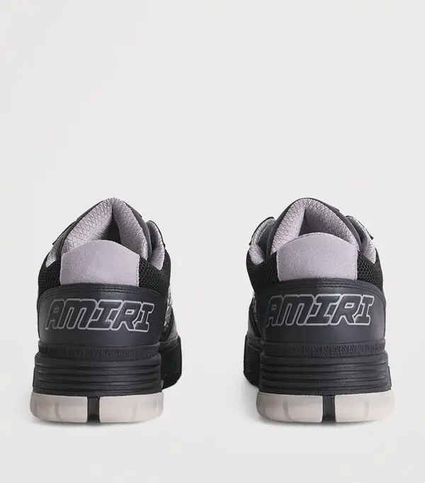 Amiri Ma-94 Leather & Suede Sneakers - Grey