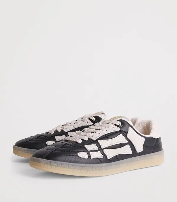 Amiri Leather Pacific Football Sneakers - Black