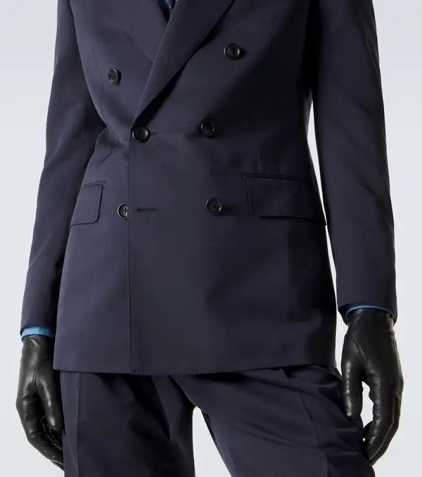 TOM FORD Double-breasted Silk Blazer