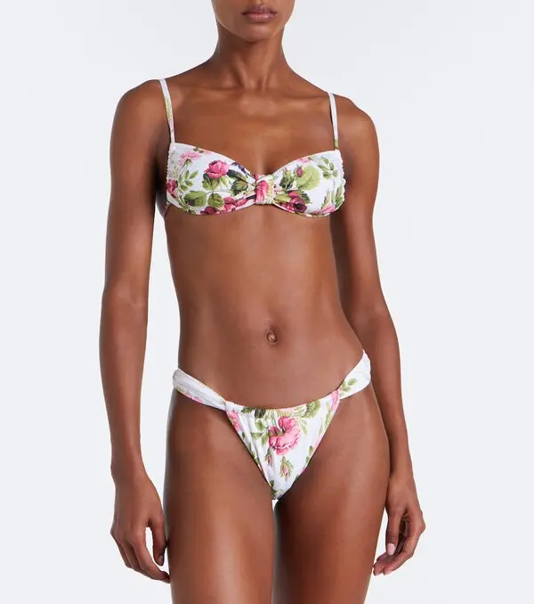 MONTCE Devin Floral Bikini Top