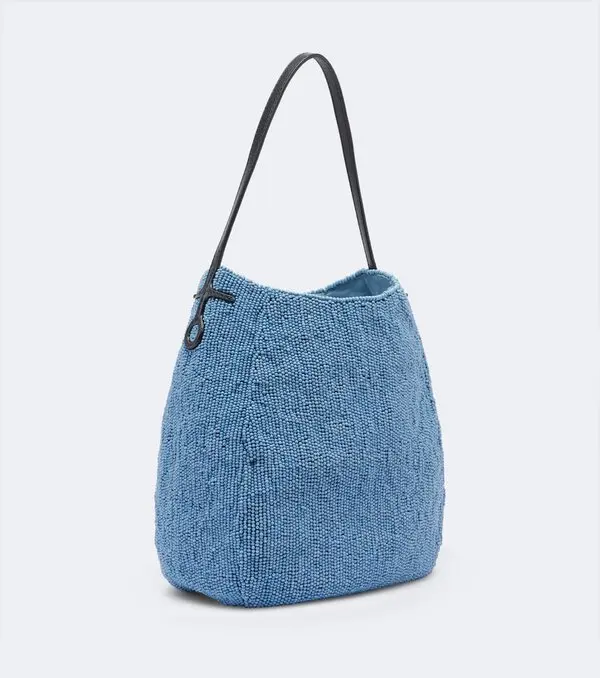 JW Anderson Bulb Small Beaded Shoulder Bag - Blue