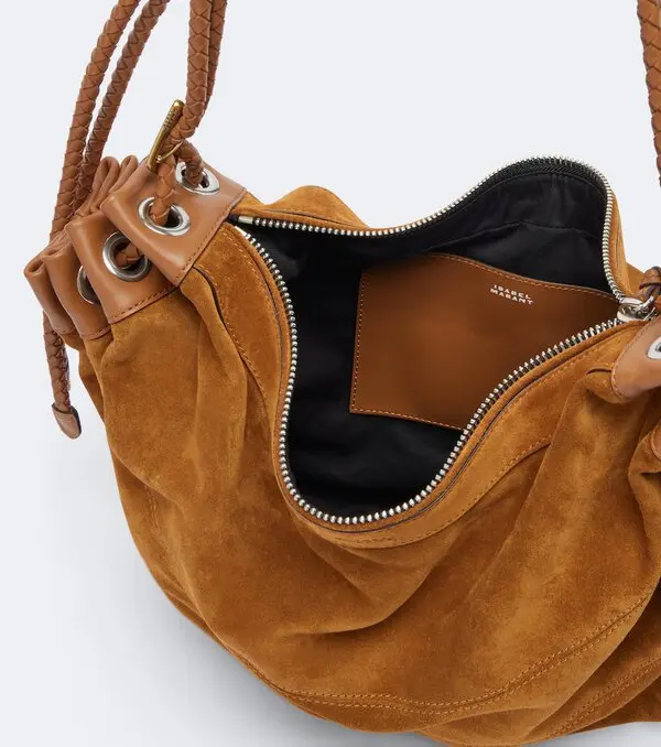 Isabel Marant Étoile Maia Suede Shoulder Bag - Brown