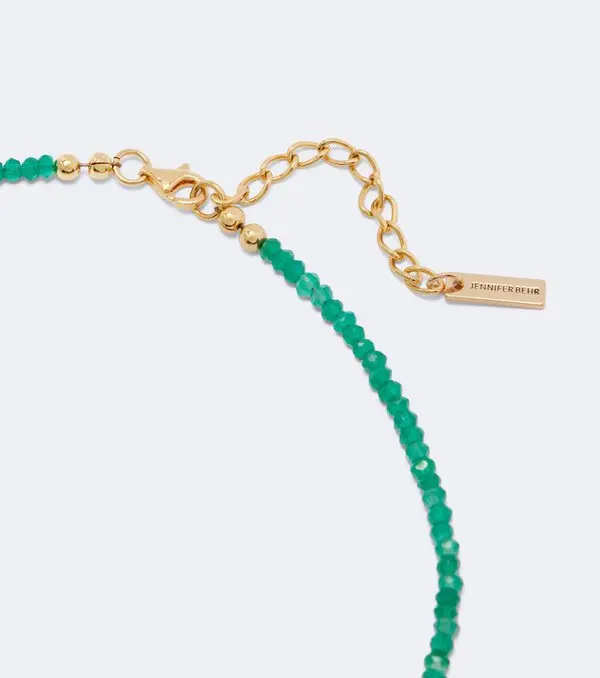 JENNIFER BEHR Embellished Fruit Charm Necklace