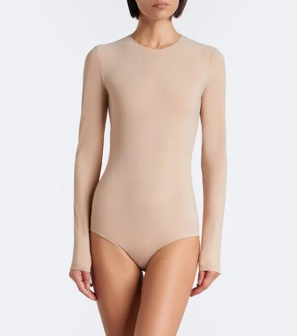 MAISON MARGIELA Long-sleeve Jersey Bodysuit