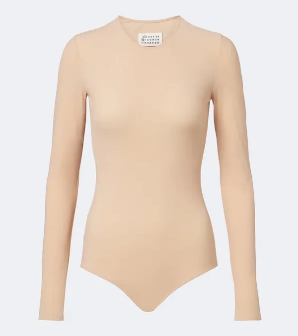 MAISON MARGIELA Jersey Bodysuit - Beige